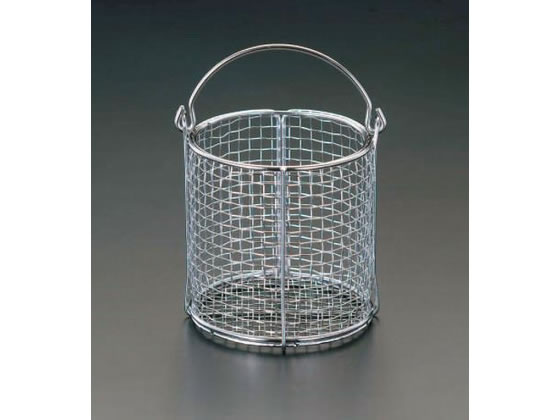 【仕様】●サイズ…φ100×100（H）mm●線径…0．8mm●目開…5mm●メッシュ…4●重量…130g●材質…ステンレス（18−8）●ハンドルは折りたたみ式【備考】※メーカーの都合により、パッケージ・仕様等は予告なく変更になる場合がござ...