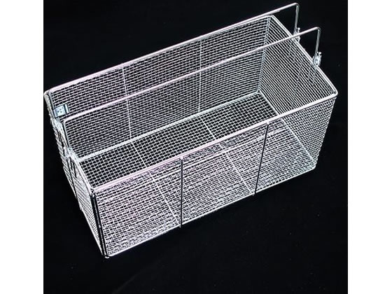 【仕様】●サイズ（mm）…400×200×200（H）●重量…1020g●目開…5mm●メッシュ…4●線径…0．8mm●材質…ステンレス（18−8）●ハンドルは折りたたみ式【備考】※メーカーの都合により、パッケージ・仕様等は予告なく変更にな...