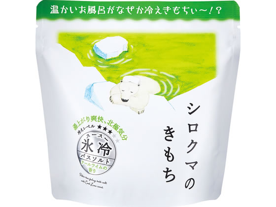 【商品説明】●温かいお風呂が、なぜかジワジワ冷たさを感じさせる不思議な海塩の入浴料。●保湿成分の海藻エキス（ヒバマタエキス）、清涼成分のメントールを配合。●爽快感のある涼しい湯上がりをお楽しみいただけます。●冷感マイルドでクールライムの香り...