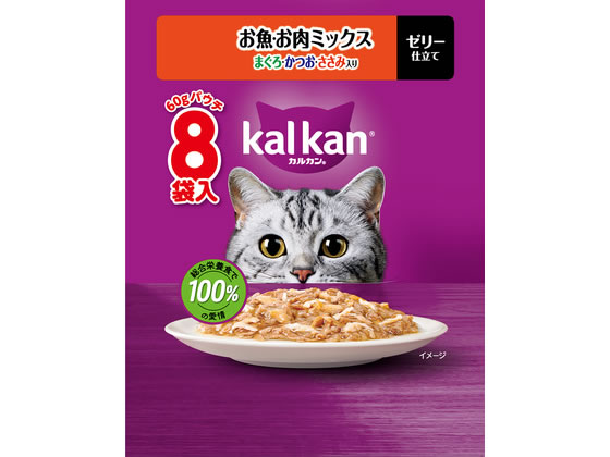 【商品説明】抜群のおいしさに進化！ジューシーなゼリー仕立てにしました。栄養素がバランスよく含まれた総合栄養食【仕様】●注文単位：1パック（60g×8袋）【備考】※メーカーの都合により、パッケージ・仕様等は予告なく変更になる場合がございます。...