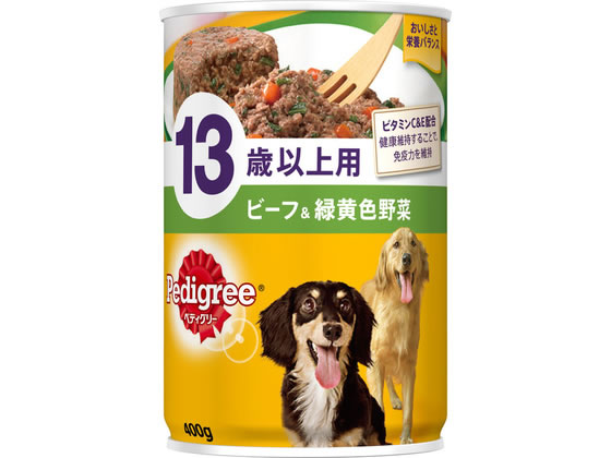 【商品説明】13歳頃からの愛犬に必要な栄養がとれる総合栄養食です。ビーフをベースに、緑黄色野菜を加えました。【仕様】肉類（チキン、ビーフ、ラム、ポーク、家禽等）、野菜類（にんじん、ほうれんそう）、食物繊維、マリーゴールドミール、トマトパウダ...