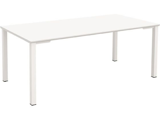 【商品説明】軽量で高強度なフラッシュ構造の天板を採用したテーブルシリーズです。天板はホワイト・ナチュラル・ライトブラウンの3色、脚部はホワイト・ブラックの2色から選べ、幅1200・1500・1800mmを展開し、オフィスや会議室など幅広いシ...