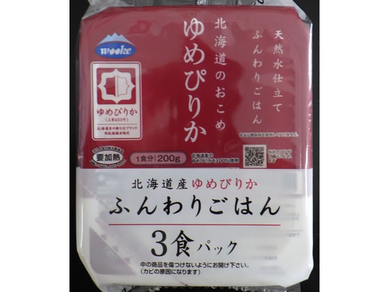 【商品説明】キラキラとしたつやと芳醇な甘み、しっとりとした柔らかさと粘りが特徴の「ゆめぴりか」を使用。酸味料不使用で炊きたてごはん本来の香り・風味をお楽しみいただけます。【仕様】●名称：包装米飯（白飯）●産地：北海道産●原料玄米：ゆめぴりか...