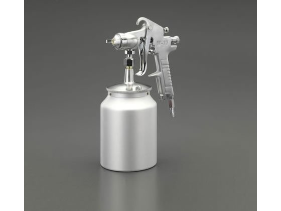 【仕様】●カップ容量…1000ml　●使用圧力…0．34MPa　●吐出し空気量…250L／min　●ノズル径…2．0mm　●取付ねじ…G1／4”　●重量…750g　●使用コンプレッサー…0．8kw　●一般塗装用　●カプラー付属【備考】※メー...