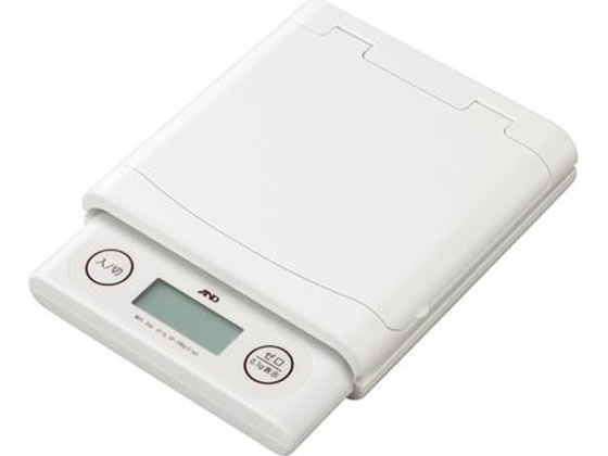 【仕様】●メーカー…エー・アンド・デイ　●型番…UH−3201L−W　●秤量…3000g　●最小目盛…微量モード：0．1g（0．5〜100g）　標準モード：1g（2〜3000g）　●電源…単3電池×2本（付属）　●載皿サイズ…145×145...