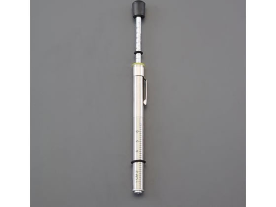 【仕様】●サイズ（mm）…φ10×200　●重量（g）…約50g　●測定範囲…たわみ量：60mm、張り荷重：15kg　●スタンダートなバネ式の張力測定器です。　●スタンダートVベルト、レッドVベルト、e−POWERシリーズ、ウルトラe−PO...