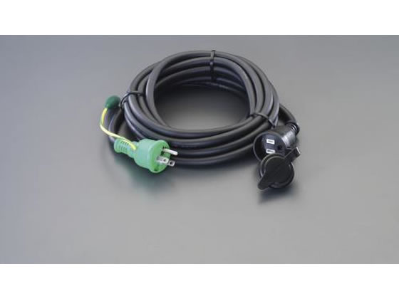 【仕様】●メーカー…日動工業　●型番…PSW−30E　●コンセント定格…15A・125V　接地付　●電線仕様…SVCT2．0mm2×3心　●コンセント…1個　●コード長…30m　●重量…5．0kg　●防雨キャップ、ポッキンプラグ（2P・3P...