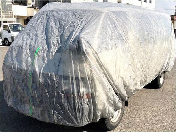 【仕様】●メーカー…結一産業　●適用…ワンボックス用　●サイズ…4900（W）×7500（L）mm　●材質…不織布＋防水コーティング　●装着位置がひと目でわかるセンターライン付きです。　●センターラインはサイズ違いを色で確認できる便利な色付...