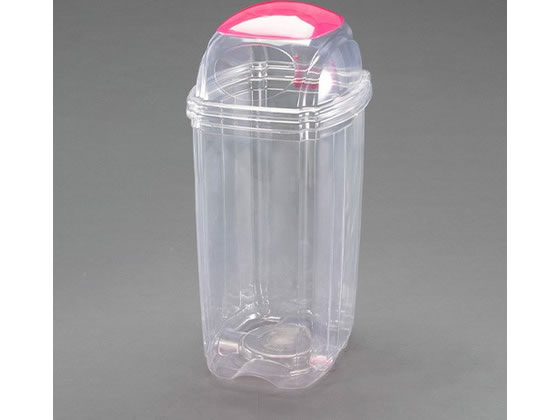 【仕様】●メーカー…積水テクノ成型　●用途…一般用　●容量…60L　●サイズ…348×435×755（H）mm　●投入口…165×112（H）mm（楕円穴）　●材質…PET（再生材52〜53％使用）　●カラーキャップ…レッド　●重量…1．9...