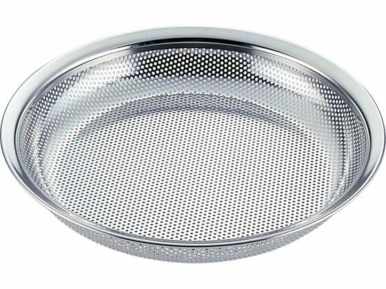 【仕様】●サイズ：外径320×H34mm●板厚：0．5mm厚●中目：穴径1．5mm●材質：18−8ステンレス【備考】※メーカーの都合により、パッケージ・仕様等は予告なく変更になる場合がございます。【検索用キーワード】厨房用品　レストラン用品...