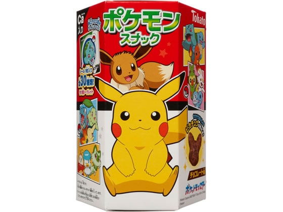 【商品説明】ピカチュウの顔の形をしたスナックが入ったおまけシール付きの製品です。中身はお子様の成長を応援するカルシウム入りの、お子様が大好きなチョコレート味です。【仕様】●注文単位：1個【備考】※メーカーの都合により、パッケージ・仕様等は予...