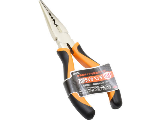 【商品説明】多機能タイプで用途広がる！【仕様】●切断能力：鉄線約φ1．2mm【備考】※メーカーの都合により、パッケージ・仕様等は予告なく変更になる場合がございます。【検索用キーワード】TAKAGI　タカギ　M＆M　成形グリップ　万能ラジオペ...