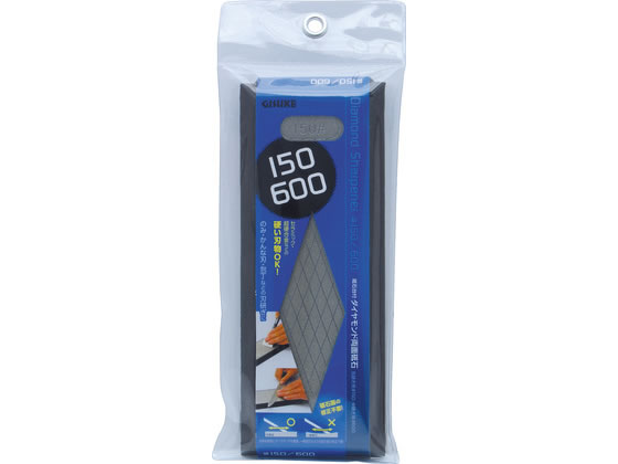 【商品説明】荒研ぎ用＃150：刃が欠けたときに　中研ぎ用＃600：切れが悪くなったときにセラミック・超硬合金などの硬い刃物OK！砥石面の修正不要！【仕様】●粒度：荒研ぎ用＃150／中研ぎ用＃600●本体：スチール●砥石台：合成ゴム【備考】※...