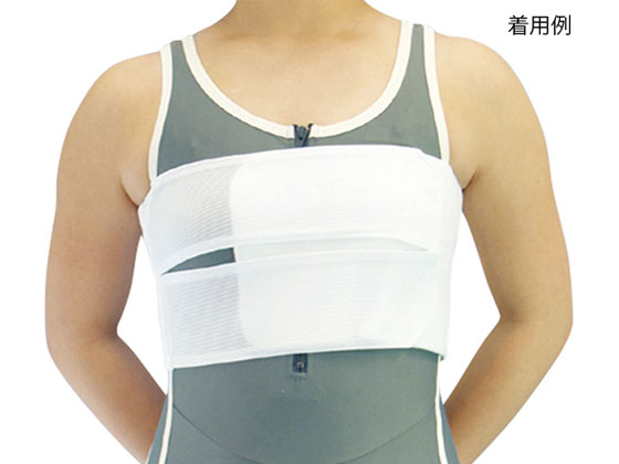 【商品説明】●伸縮部は上・下セパレート方式でズレを防止して固定力・フィット感を容易に調整できます。●胸部から胸部までの患部に使用することができます。【仕様】●サイズ：L●適用範囲（cm）：85〜105●材質：ナイロン・ウレタンフォーム・綿・...