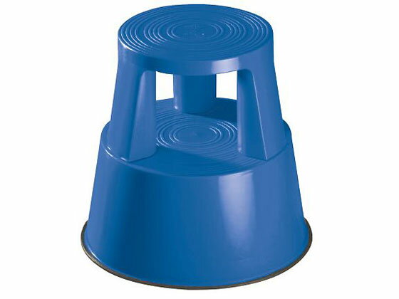 【商品説明】●プラスチック製の表面にはノンスリップ加工が施してあります。●ばね式キャスターのため、荷重がかかっている間は動きません。【仕様】●色：青●上部径×下部径×高さ（mm）：Φ290×Φ440×430●材質：PP（ポリプロピレン）●E...