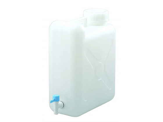 【仕様】●容量（L）：20●サイズ（mm）：352×180×437●材質：本体・外フタ／HDPE（高密度ポリエチレン）、中フタ／LDPE（低密度ポリエチレン）、コック／HDPE（高密度ポリエチレン）、Oリングパッキン／NBR（ニトリルゴム）...