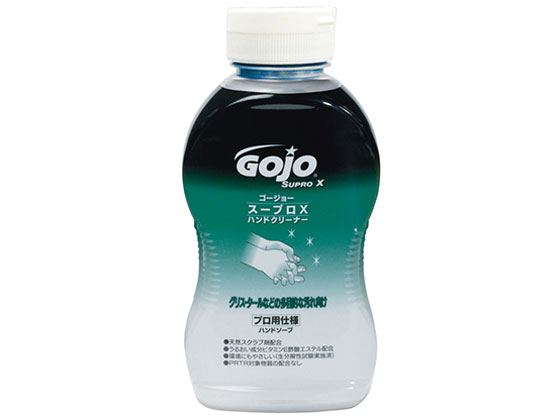 【商品説明】●天然のスクラブ入りで、頑固で粘着質なグリス・タール・油・接着剤を落します。●手に優しい成分（アロエベラ液汁）が手荒れを防止します。【仕様】●型番：2372−08−GJJ00●容量（mL）：295●成分：水・ミネラルスピリッツ・...