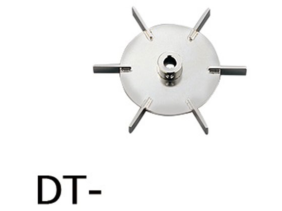 【仕様】●型番：DT−100●材質：ステンレス（SUS316）●タイプ：ディスクタービン（ボス付き）●翼径：φ100mm●※大型になるほど抵抗が大きくなります。容器・容量・粘度により撹拌機に対する負担も大きくなりますので、ご注意ください。●...