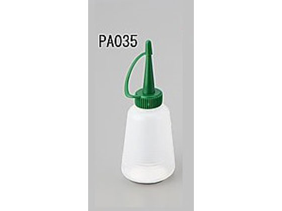 【仕様】●材質：本体／PE（ポリエチレン）●ノズル長：約50mm●型番：PA035●容量（mL）：35●サイズ（mm）：φ39×105●生産国：中国【検索用キーワード】PA035　樹脂容器　洗浄瓶　スプレー　樹脂製特殊容器　1−2846−0...