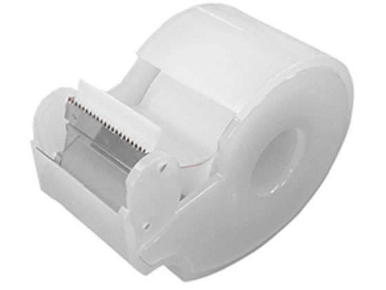 【商品説明】●テープカッターを引っ張ってカットするだけでテープ先端が折り返した状態になります。●折り返し部があるので装着したテープがはがしやすく、不快感を与えません。●折り返しが不必要の場合は通常のカットもできます。【仕様】●型番：IZU−...