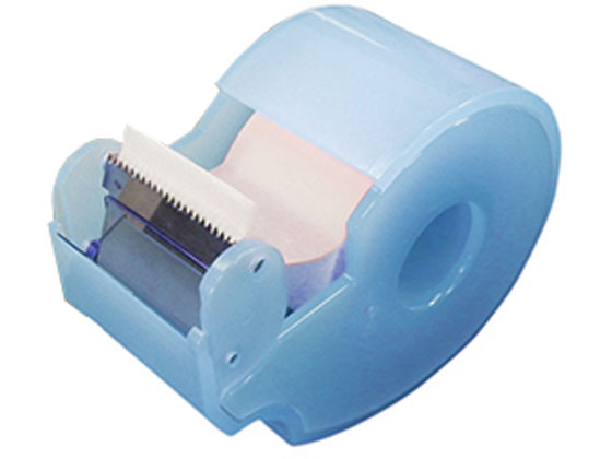 【商品説明】●テープカッターを引っ張ってカットするだけでテープ先端が折り返した状態になります。●折り返し部があるので装着したテープがはがしやすく、不快感を与えません。●折り返しが不必要の場合は通常のカットもできます。【仕様】●型番：IZU−...