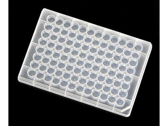【商品説明】●独自開発の樹脂により、表面親水処理をすることなくタンパク質・ペプチドの低吸着を実現しています。●液切れが良く、試料ロスを最小限に抑えます。●有機溶媒等の使用による素材からの溶出物がほとんどありません。【仕様】●底形状：V底●容...