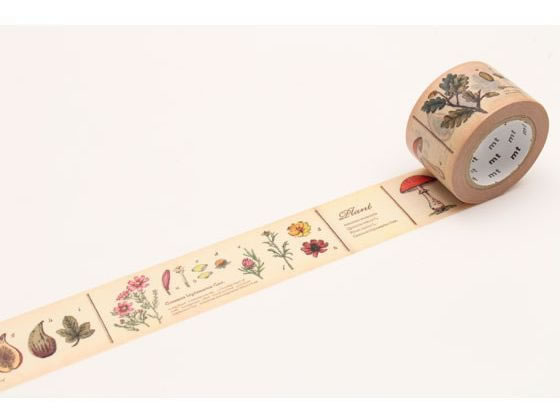 【商品説明】貼って剥がせるマスキングテープmt。手紙に貼ってみたり、ラッピングに使ってみたり、可能性は無限大。【仕様】●色目：図鑑・植物●テープサイズ：幅30mm×長さ7m●注文単位：1巻【備考】※メーカーの都合により、パッケージ・仕様等は...