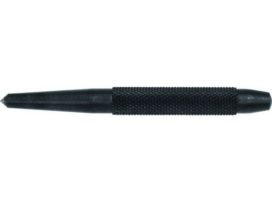 【商品説明】●グリップは黒染め＋ローレット加工、硬度HV520程度の焼入鋼まで打込み可能●先端部超硬チップ付のため衝撃に強いです。【仕様】●型番：TCP-M●全長（mm）：100　●直径（mm）：10　●先端角（°）：85　●硬度：HRA8...