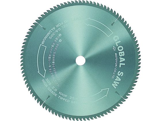 【商品説明】●アルミ専用のチップと刃型で、スピーディーな切断ができます。【仕様】●型番：GA-380-100●切断能力（mm）アルミ：5●外径（mm）：380●刃厚（mm）：2．8●穴径（mm）：25．4●刃数：100●最高使用回転数（rp...