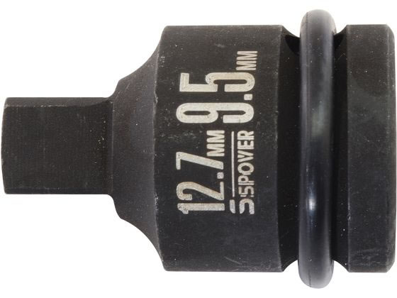 【商品説明】●差込角変更用のアダプタです。【仕様】【材質】●本体：Cr−Mo【仕様】●差込角（mm）：12．7（1／2in）●耐トルク（N・m）：263●変換値（mm）：12．7−9．5【備考】※メーカーの都合により、パッケージ・仕様等は予...