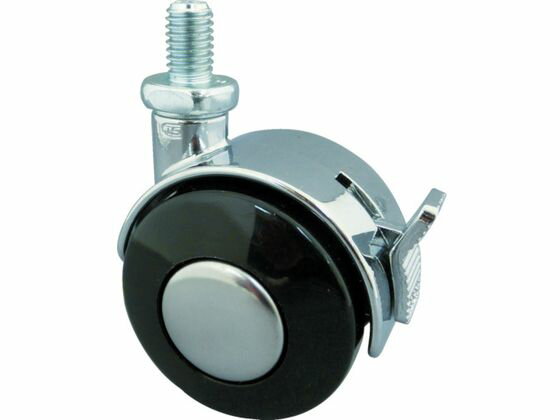 【商品説明】●本体がダイカスト製・クロムメッキのため高級感があるロングランのスタンダードキャスターです。【仕様】●型番：US40-BM8XP1.25●許容荷重（daN）：50 ●許容荷重（kgf）：51 ●車輪径D（mm）：40 ●車輪幅（...