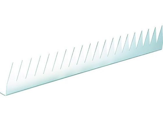 【商品説明】●鳥除けや猫除けとして威力を発揮します。●不法な侵入を防止します。●デザインはシンプルなノコギリ刃形状です。【仕様】●型番：TFG-500-1L●幅（mm）：25　●長さ（mm）：500　●トゲ高さ（mm）：75●L型●ステンレ...