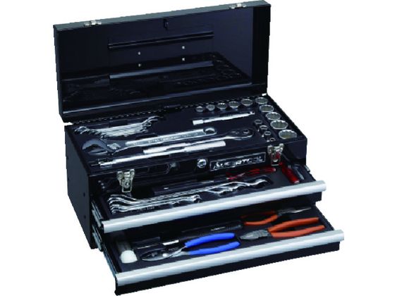 【仕様】●型番：S7000DS●入数：1S●ケース色：ブラック●ケース寸法（mm）間口：496●ケース寸法（mm）奥行：222●ケース寸法（mm）高さ：240●セット内容（点）：52●2段引出しタイプ●鍵2本【備考】※メーカーの都合により、...
