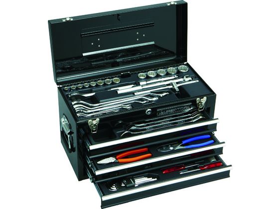 【仕様】●型番：S7000DX●入数：1S●ケース色：ブラック●ケース寸法（mm）間口：505●ケース寸法（mm）奥行：233●ケース寸法（mm）高さ：300●セット内容（点）：62●引出し内寸法（mm）間口×奥行×高さ●鍵2本【備考】※メ...