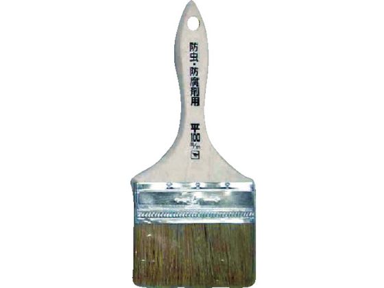 【商品説明】●毛腰の強い豚毛使用の刷毛です。【仕様】●型番：12570●刷毛幅（mm）：100　●毛丈（mm）：50　●玉厚（mm）：15　●全長（mm）：235●毛：豚毛　●柄：木【備考】※メーカーの都合により、パッケージ・仕様等は予告な...