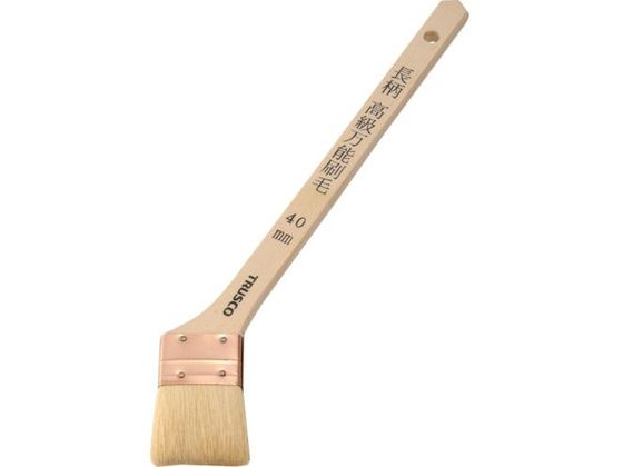 【商品説明】●柄が長いので手の届きにくい所や奥まった所の塗装に優れています。●耐久性、作業性に優れた山羊尾毛を使用しています。【仕様】●型番：TPB-392●刷毛幅（mm）：40　●毛丈（mm）：35　●玉厚（mm）：9　●全長（mm）：2...