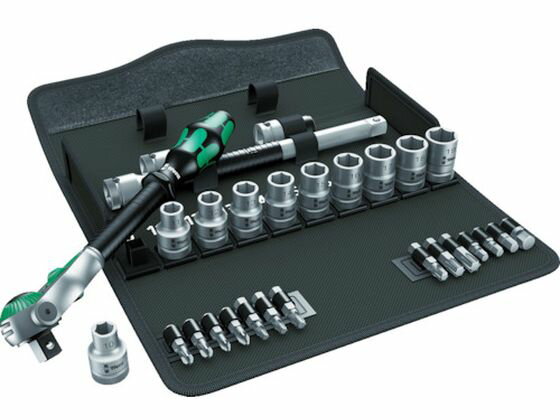 【仕様】●型番：004076●入数：1S●差込角（mm）：12．7●ハンドル内容：サイクロップラチェット（003600）●セット内容（点）：28●ケース寸法（mm）間口：305●ケース寸法（mm）奥行：130●ケース寸法（mm）高さ：65●...