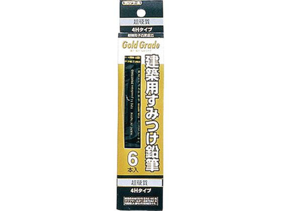【商品説明】●純度が高く粒子の細かい世界最上級のグラファイト（黒鉛）を採用。高熱処理と適度な油分により濃く、強く滑らかな書き味に仕上げた建築用すみつけ芯です。【仕様】●型番：KNE6-4H●入数：6本●タイプ：超硬質（4H）　●色：黒●芯の...