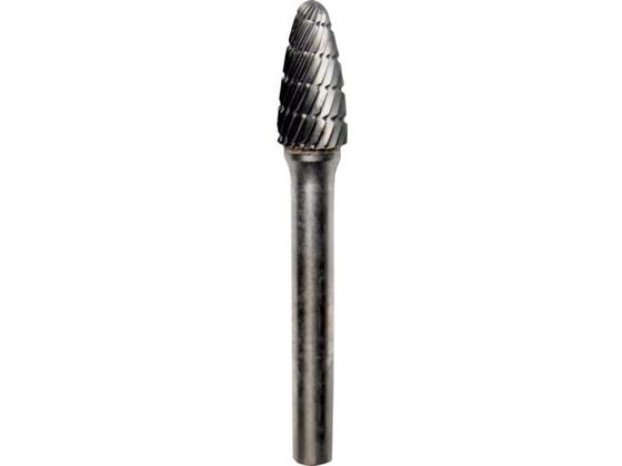 【仕様】●型番：TCBT9600C●形状：ツクシ（ダブルcカット）●軸径（mm）：6●刃径（mm）：10●全長（mm）：65●刃長（mm）：19●最高使用回転数（rpm）：40000●軸長（mm）：46●タイプ：ロー付●使用工具：軸付きグラ...