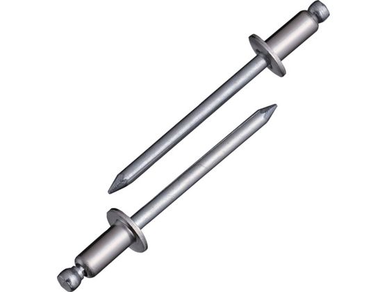 【商品説明】●片側から複数の母材をワン・アクションで締結できます。溶接に比べて作業の省力化や生産性の向上にメリットがあります。【仕様】●型番：NSS 63EB●入数：150本●かしめ板厚（mm）：1．6〜4．8 ●リベット長（mm）：9．0...
