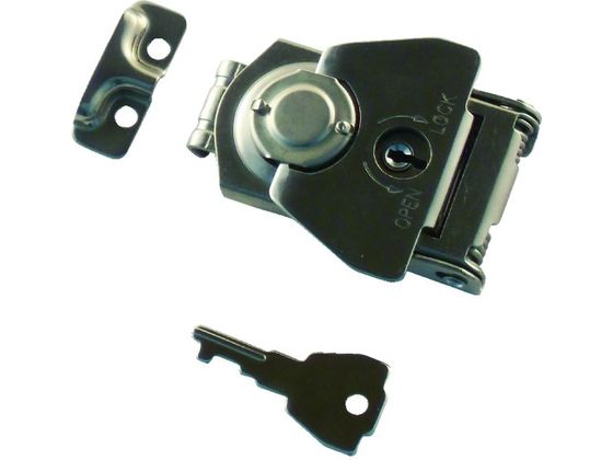 【仕様】●型番：P−1040●本体取付穴・受け穴寸法：4．2mm●ステンレス（SUS304）　●錠：鉄（ニッケルメッキ）●カギ付【備考】※メーカーの都合により、パッケージ・仕様等は予告なく変更になる場合がございます。【検索用キーワード】TR...