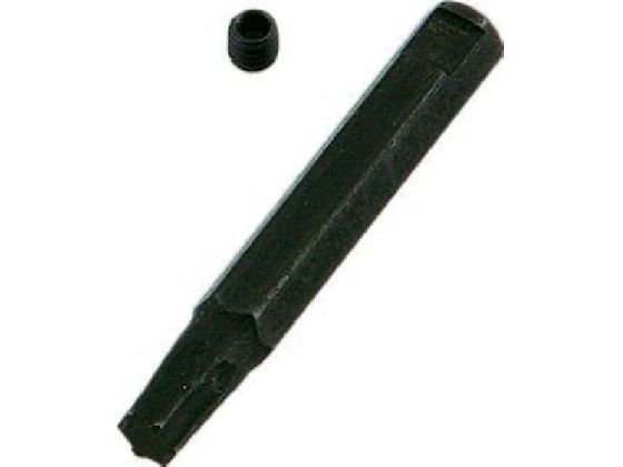 【商品説明】●六角穴付止めねじ付です。●ビット交換時にはタイプAの場合は2mm、タイプBの場合は2．5mmのヘキサゴンレンチが必要です。【仕様】●型番：T-T27S●呼びNo．：T27●対辺寸法（mm）：6．3●全長（mm）：30●タイプ：...