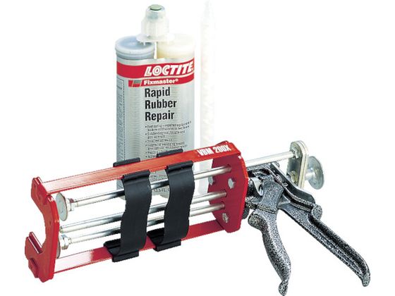 【商品説明】●速硬化で耐摩耗性に優れたウレタン補修剤です。●コテ塗り、刷毛塗りも可能です。【仕様】●型番：96675●入数：1S●色：黒 ●容量（ml）：400 ●可使時間：3分●硬化時間（25℃）：2時間 ●カートリッジタイプ●主成分：ウ...