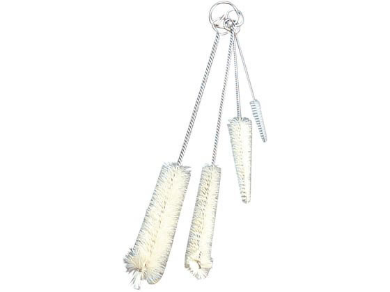 【仕様】●外寸1：大直径25×H230mm●外寸2：中直径17×H220mm●外寸3：小直径13×H160・ミニ直径5×H105mm●材質1：ハンドル部／18−8ステンレス●材質2：ブラシ／豚毛100％【備考】※メーカーの都合により、パッケ...