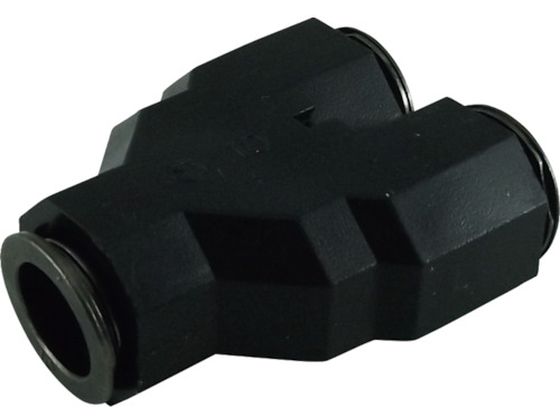 【仕様】●型番：10R-00UY●適合チューブ外径D（mm）：10×10×10　●使用圧力：1MPa　●使用流体：空気●使用温度範囲：−5〜60℃●本体：ポリアセタール（POM）　●シールゴム：ニトリルゴム（NBR）【備考】※メーカーの都合...