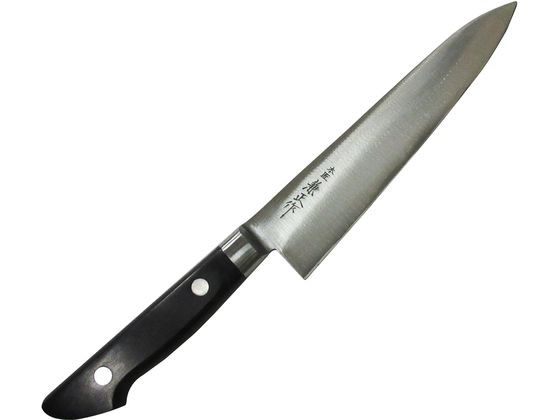 【商品説明】「本刃付け」で、プロ仕様の刃付けステンレスの口金は、ブレードと溶接されており、柄部への浸水を防ぎ衛生的。ハンドルはフルタング構造で、業務用包丁としてハードユースにも耐えうる。無駄のないシンプルかつ頑丈な構造。用途により多種類のタ...