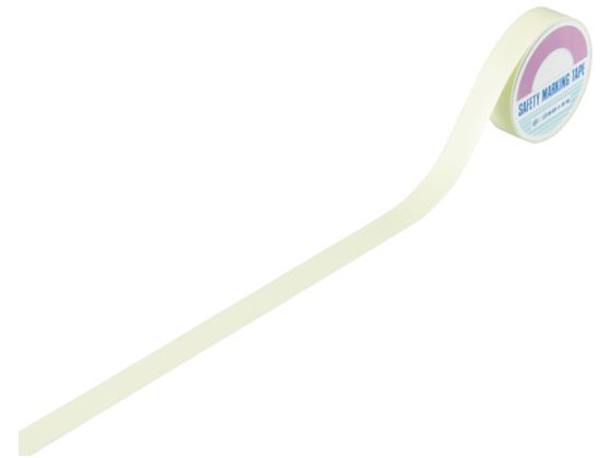 【商品説明】●JIS規格で最上級の輝度（JDクラス）をもつ蓄光式のラインテープで、光を遮断後も10〜12時間の視認可能な自発光能力をもっています。●耐久性、環境性に優れた素材を使用しています。●電気が消えても長時間光ります。【仕様】●型番：...