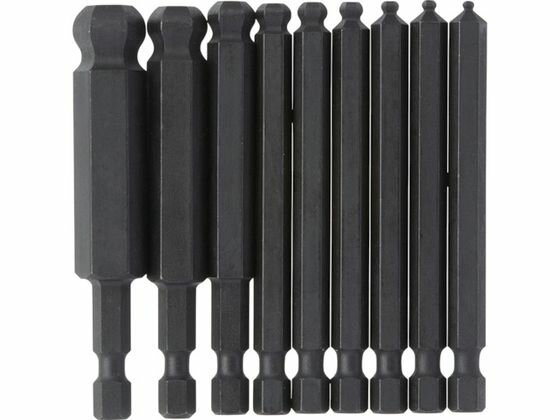 【商品説明】●電動工具との使用に最適です。●ボールポイント形状により最大25度の角度で回す事ができます。●プロガード加工は一般的な黒染加工の5倍以上の耐食性があります。●鋼材にはバナジウム鋼のような一般的な鋼材に比べ、20％以上も強度がある...