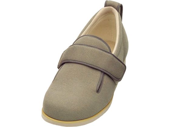 【仕様】●サイズ：25.0〜25.5cm、ワイズ／9E●重さ：約170g（片足3E・Lサイズ）●材質：表／ポリエステル28％・綿50％・レーヨン22％、内側／ポリエステル100％、底材／合成底（EVA）●パーツオーダーシステム対応●生産国：...