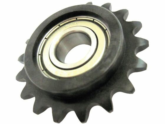 【商品説明】●汎用エンプラ・ポリアミド樹脂6ナイロンを使用しているため軽量です。●低騒音を重視したアイドラースプロケットです。【仕様】●型番：EPID35C18D15●チェーンNo．：35　●外径（mm）：60　●歯数：18　●基準円直径（...